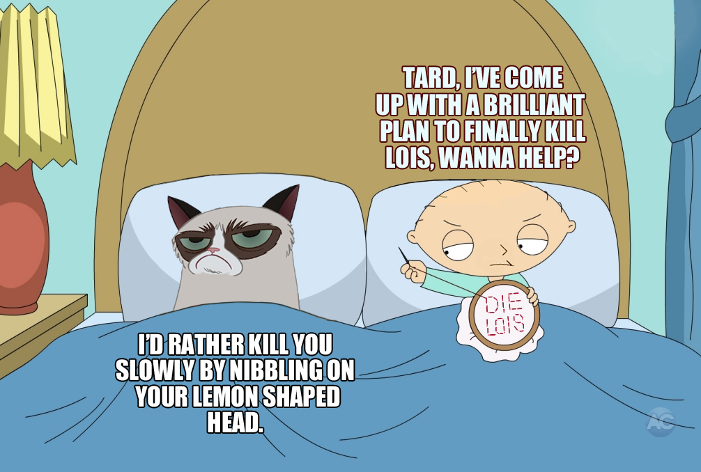 Grumpy Cat Family Guy