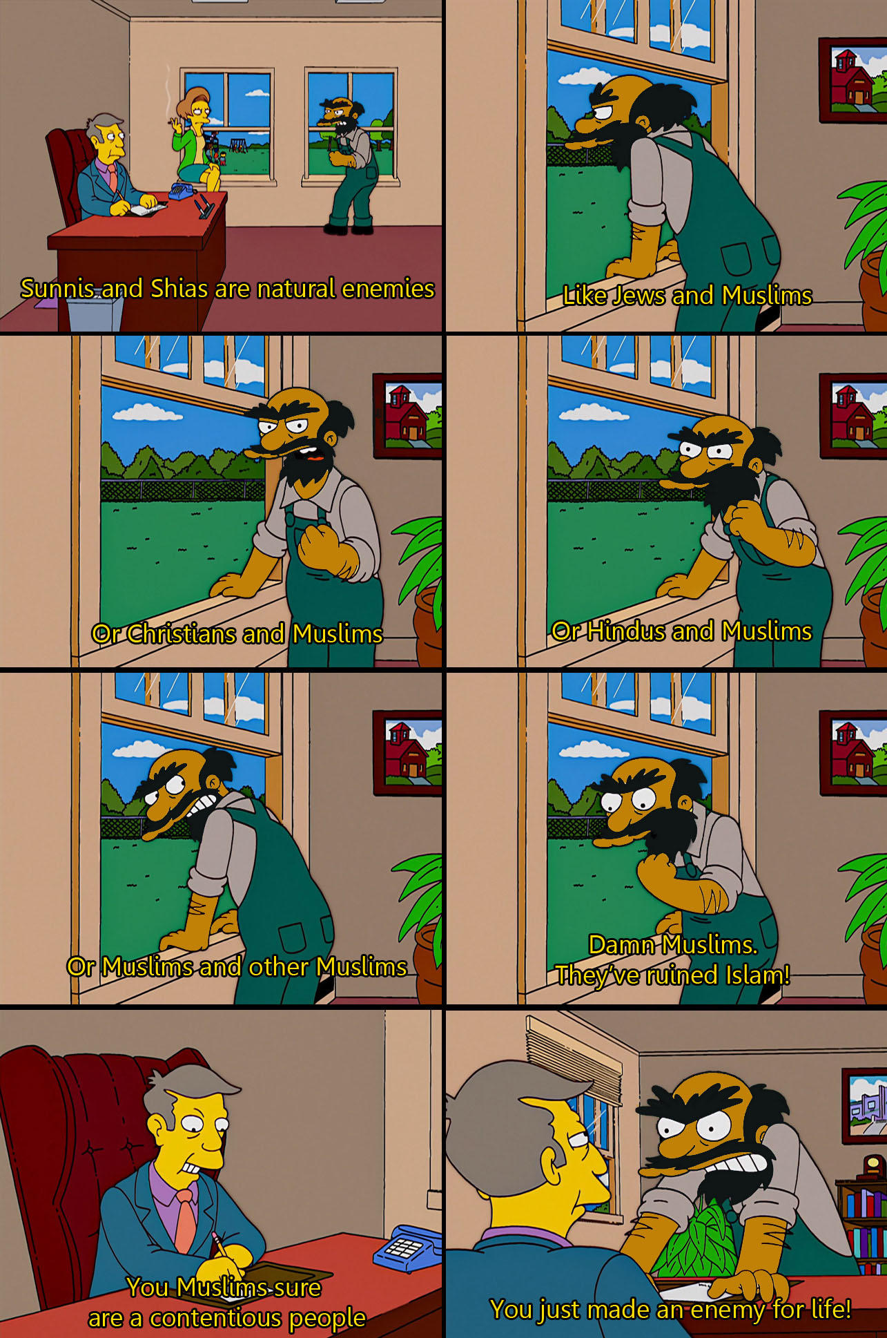 Willie s Somehow not a meme scene Is Always Relevant The Simpsons