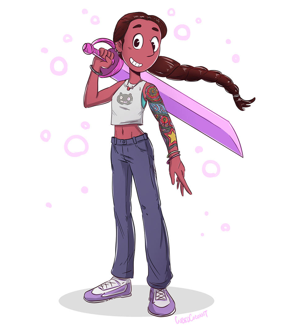 Badass Grown Up Connie Commisson Piece By Cubedcoconut Steven Universe Know Your Meme