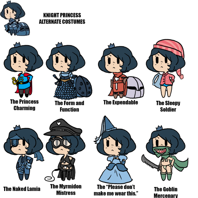 Knight Princess Alt Costumes Towergirls Know Your Meme