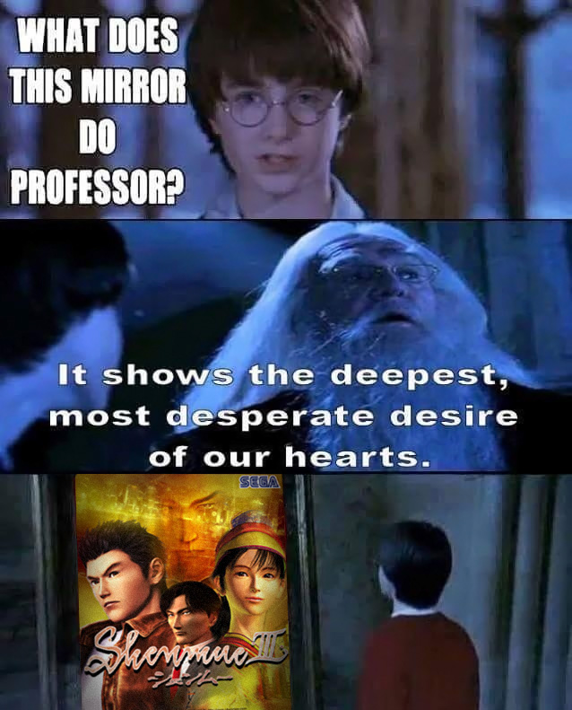 Phoenix Mirror Of Erised Shenmue Know Your Meme