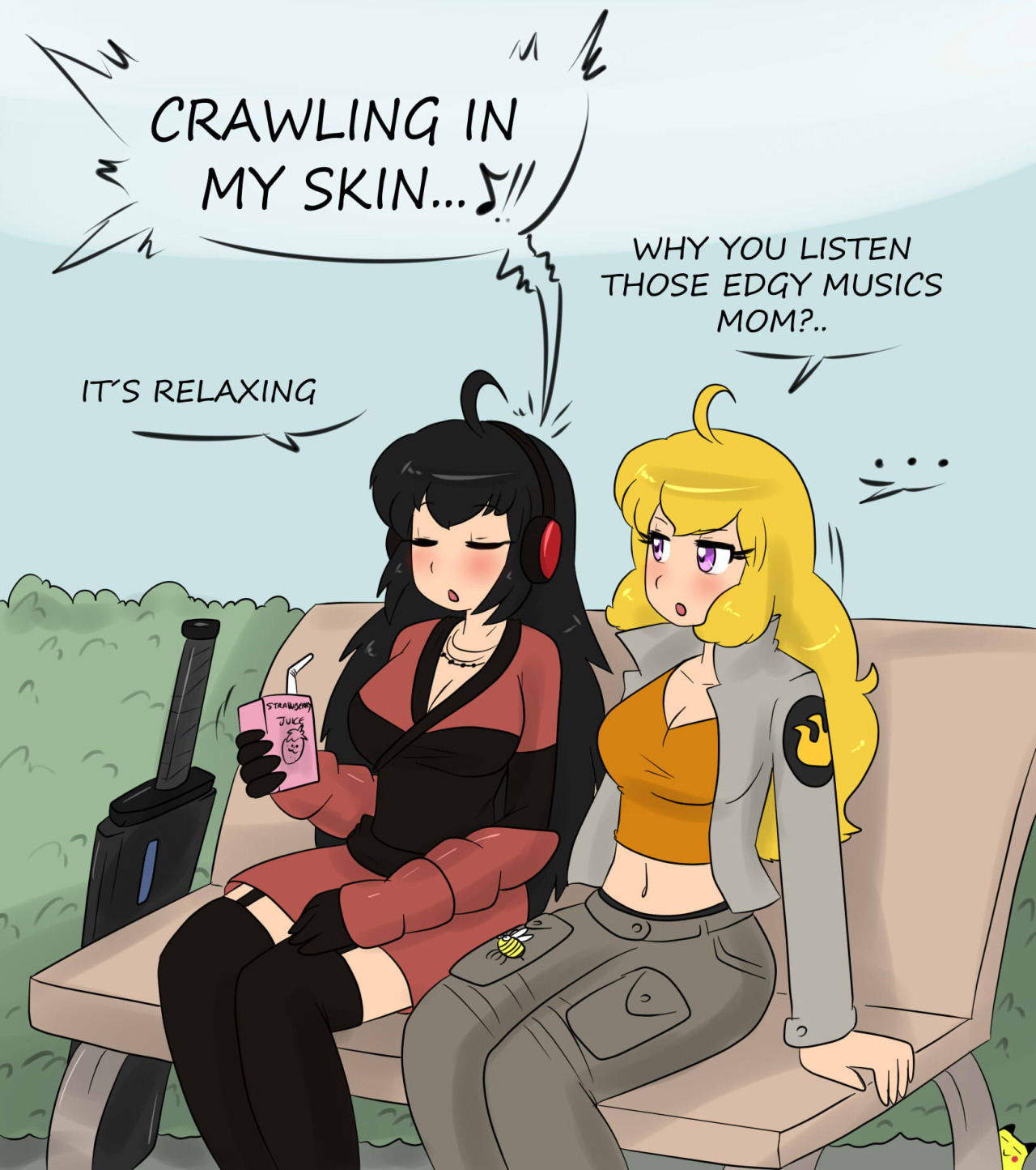 Crawling In My Kiiin This Arms They Will Not Heaaal Rwby Know Your Meme