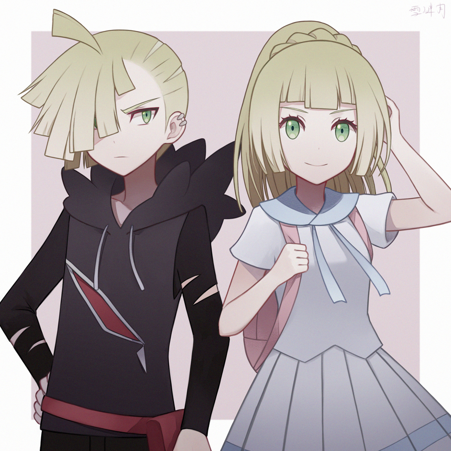 Gladion and Lillie | Pokémon Sun and Moon | Know Your Meme