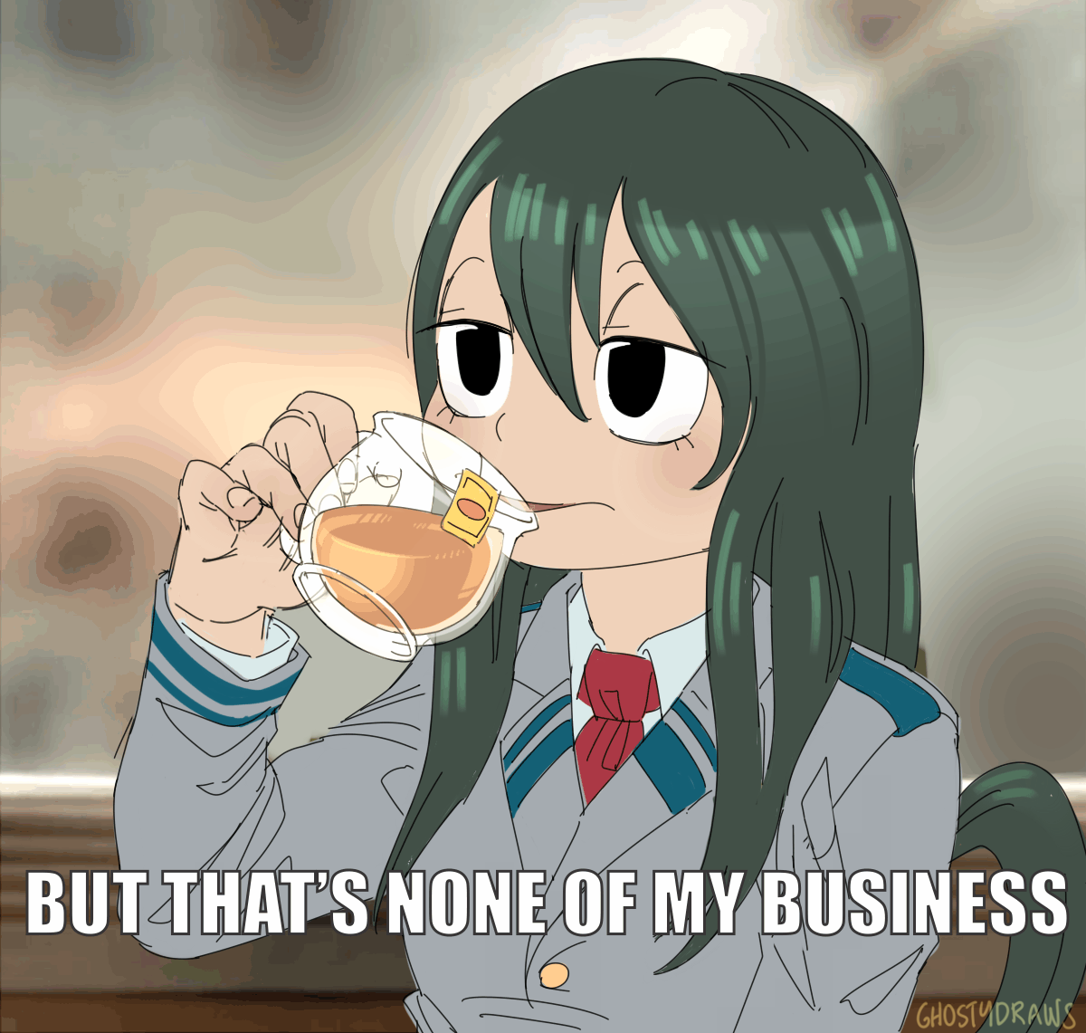 But Thats None Of Tsuyus Business My Hero Academia Know Your Meme