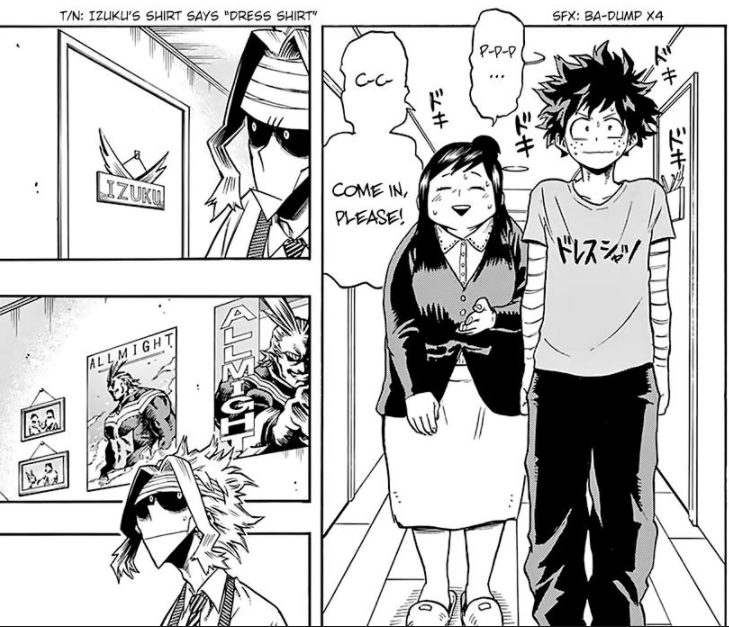 All Might Visits Izukus Room My Hero Academia Know Your Meme