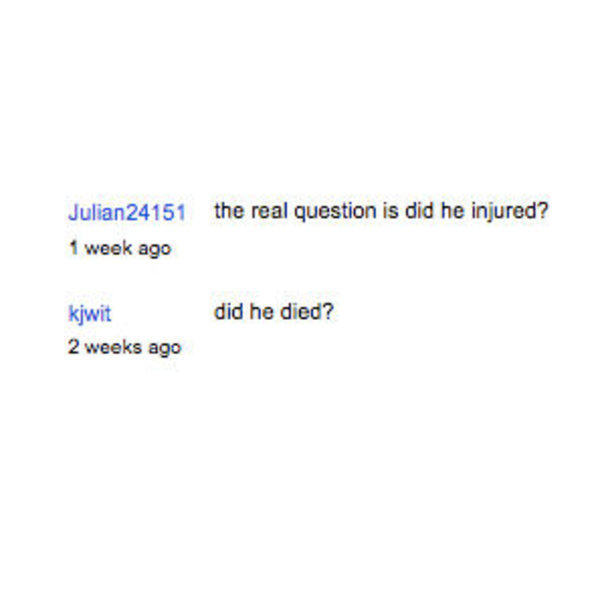 Did He Died? | Know Your Meme