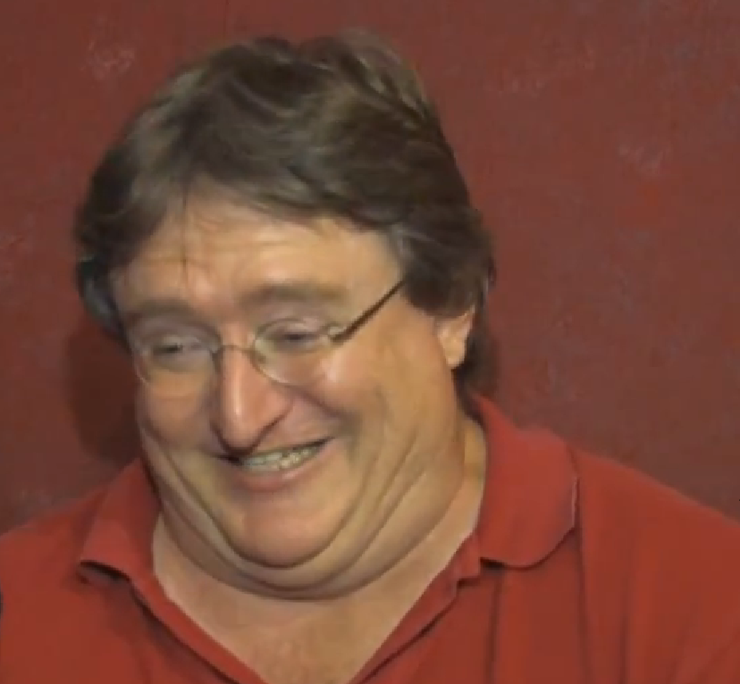 Grinning Gabe | Gabe Newell | Know Your Meme