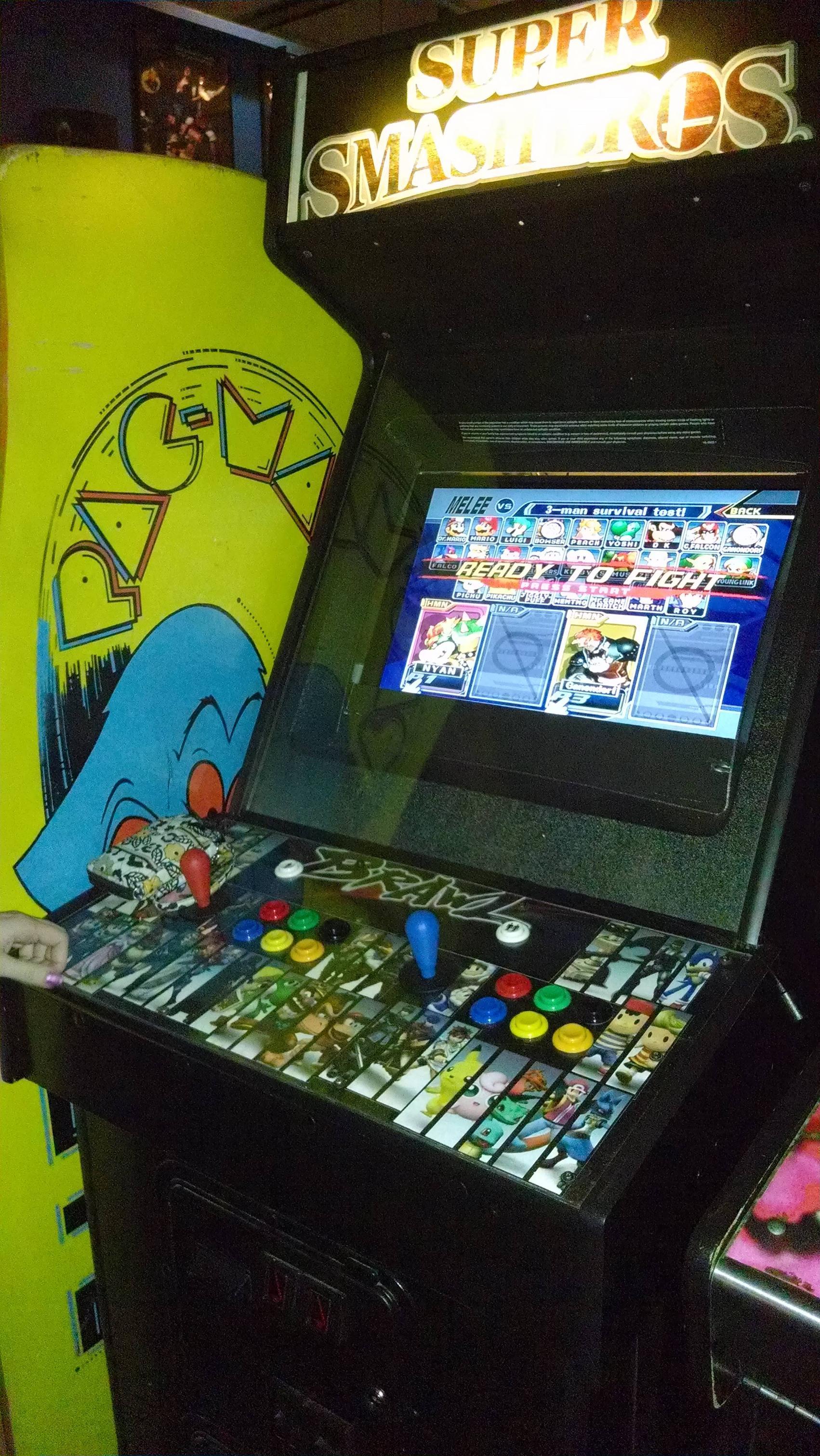 Super Smash Brothers Melee arcade cabinet | Super Smash Brothers | Know ...