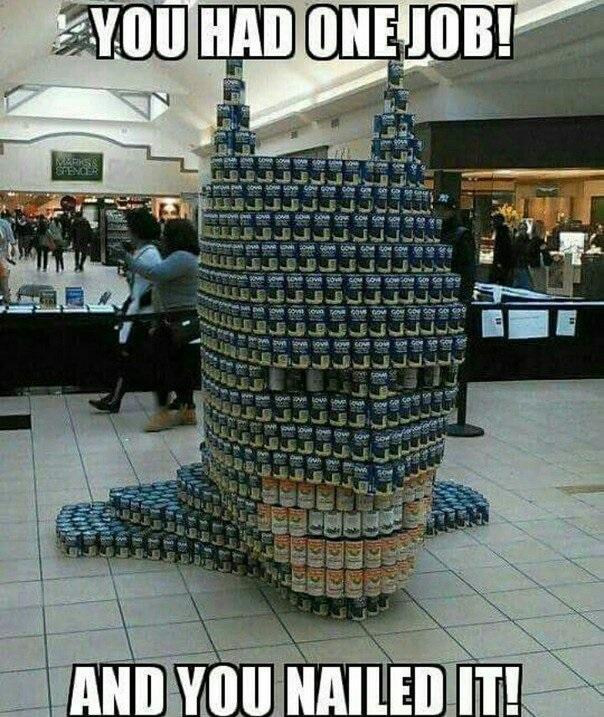 :O | You Had One Job | Know Your Meme