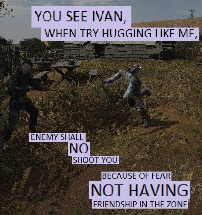 No friendship in zone | You See Ivan... | Know Your Meme