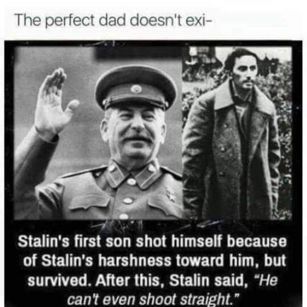 The perfect dad doesn't exis- | Joseph Stalin | Know Your Meme