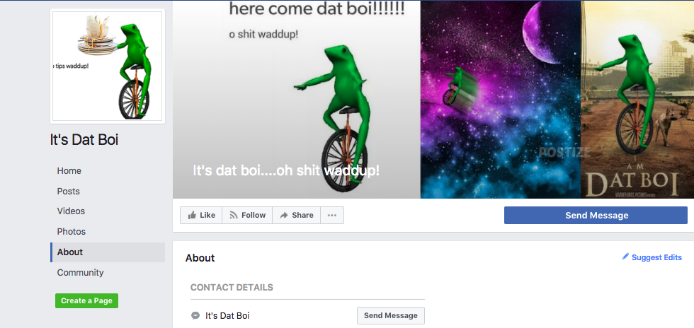 It's Dat Boi Facebook | Dat Boi | Know Your Meme