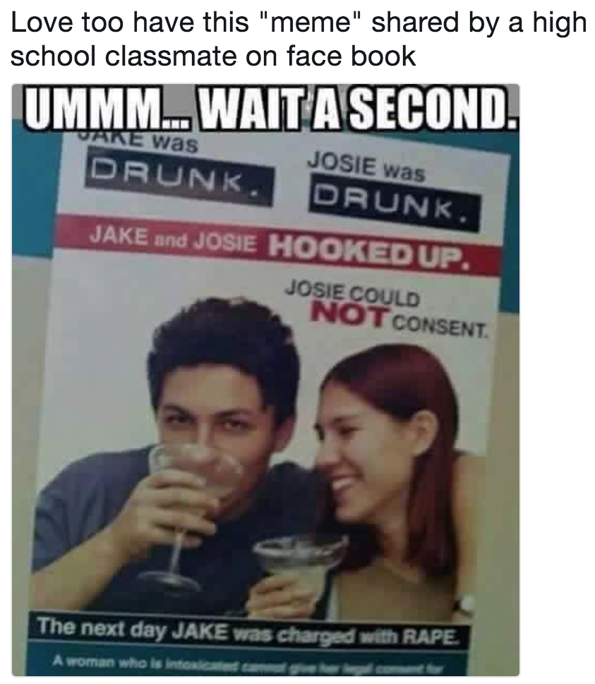 Love too have this "meme" shared by a high school classmate on face ...