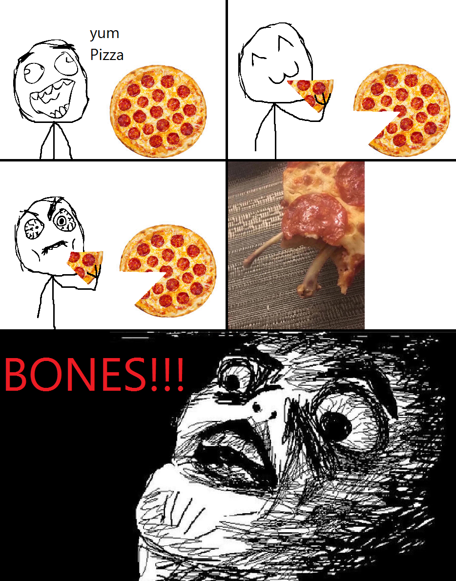 Eat Bone Pizza | Boneless Pizza | Know Your Meme