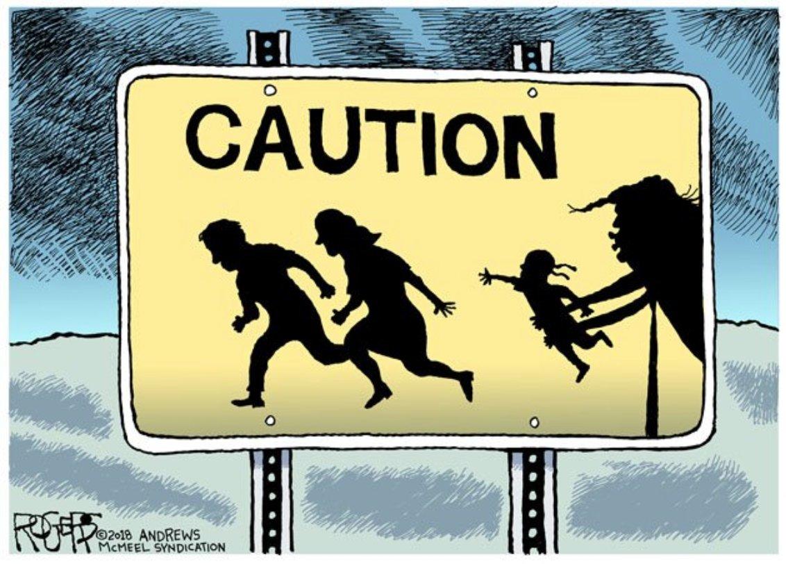 Caution sign | Family Separation at the U.S.-Mexico Border | Know Your Meme