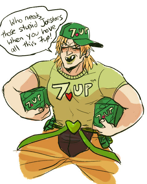 [Fanart] Dio's Love of 7-UP : r/StardustCrusaders