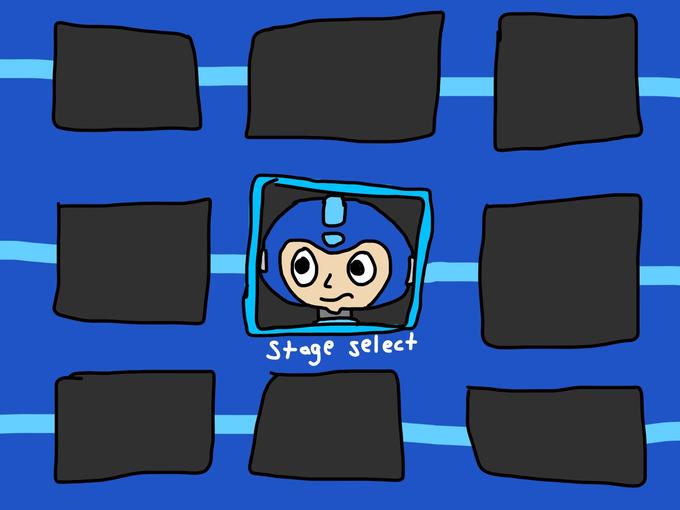 Mega Man Stage Select Template | Know Your Meme
