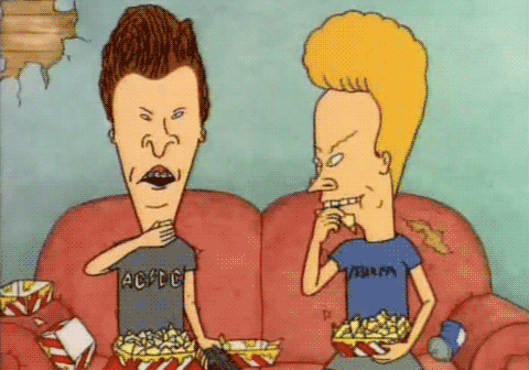 Beavis & Butt-Head | Popcorn GIFs | Know Your Meme