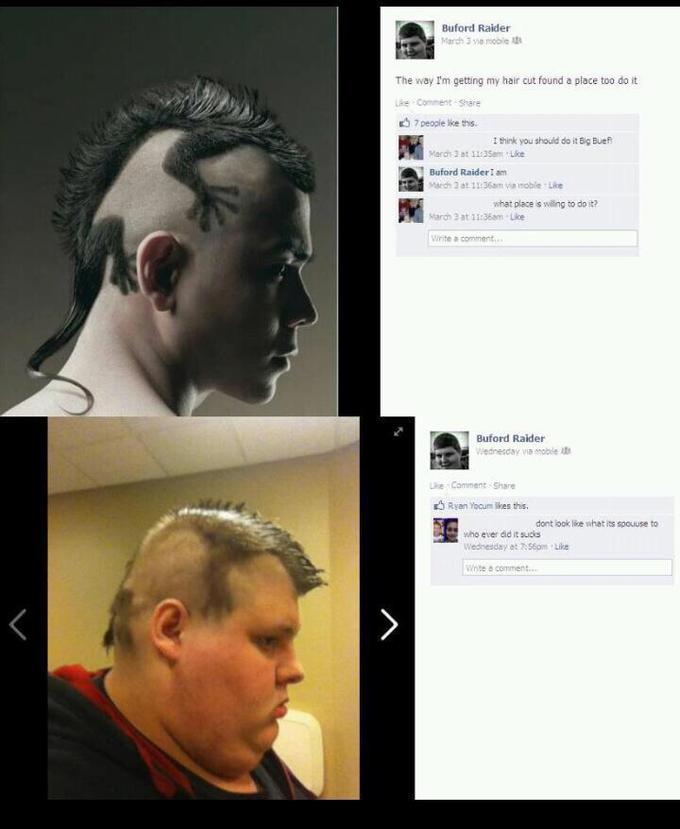 This kid's iguana shaped haircut is awesome : r/pics