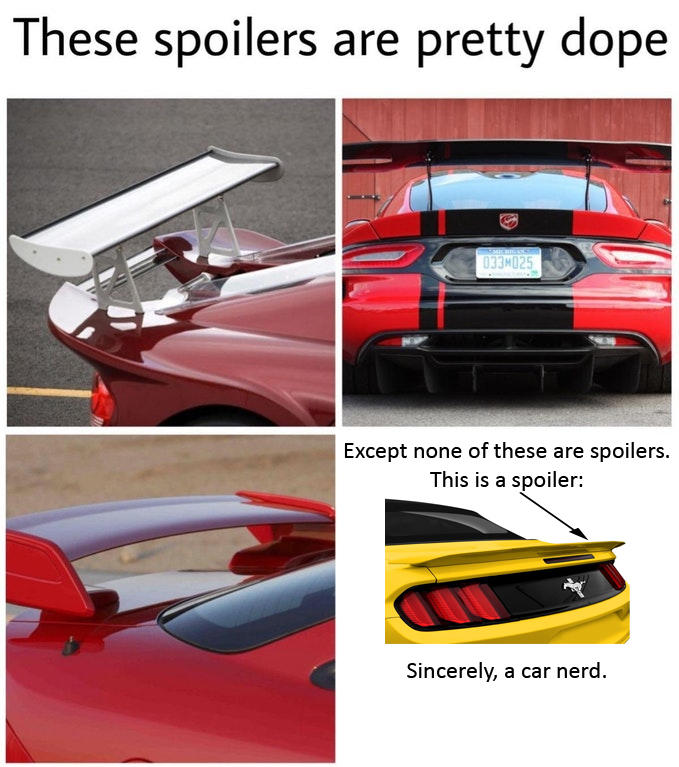Know the difference | Love These Spoilers | Know Your Meme