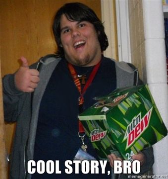 Cool Story Bro Cat Meme