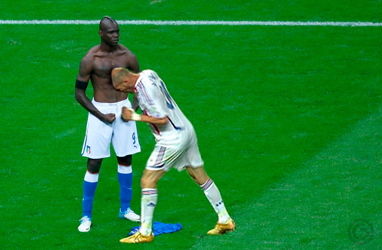Zidane | Mario Balotelli's Goal Celebration | Know Your Meme