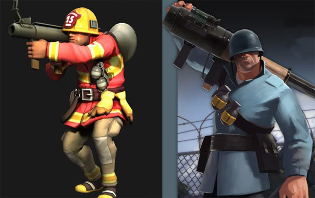 TIL: Soldier is a Firefighter : tf2