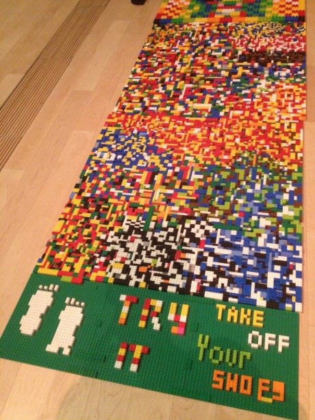Lego Shoe Rug | I Hope You Step on a LEGO | Know Your Meme
