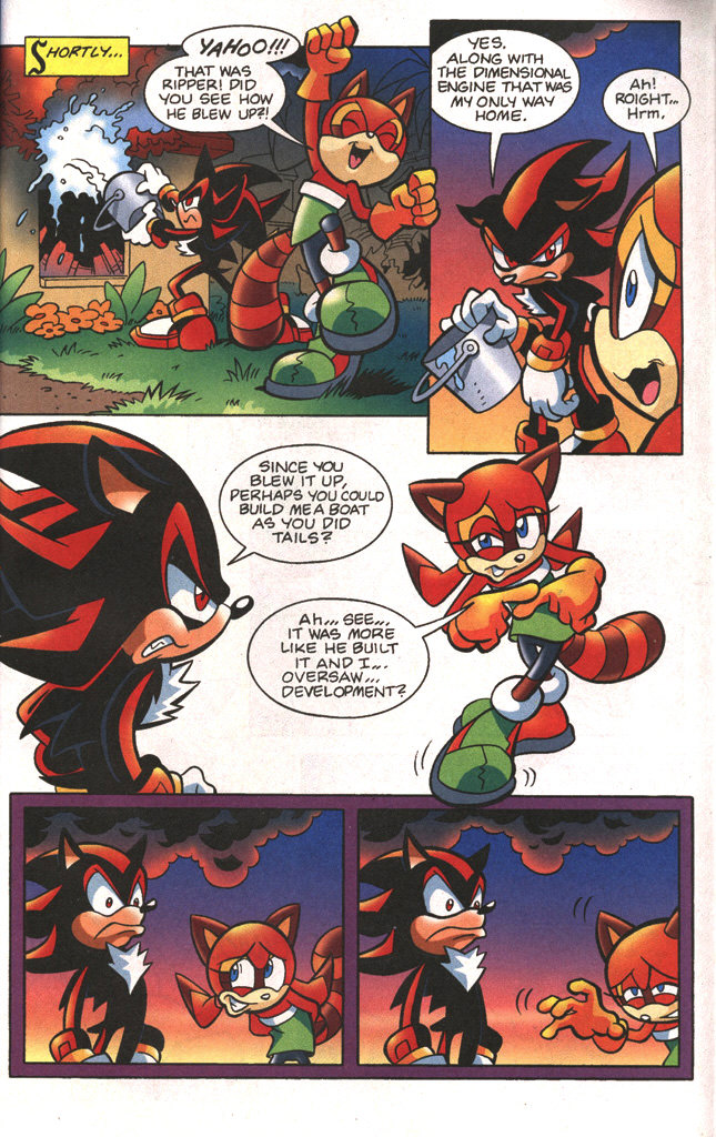 Shadow realizes he's trapped | Archie Sonic Comics | Know Your Meme