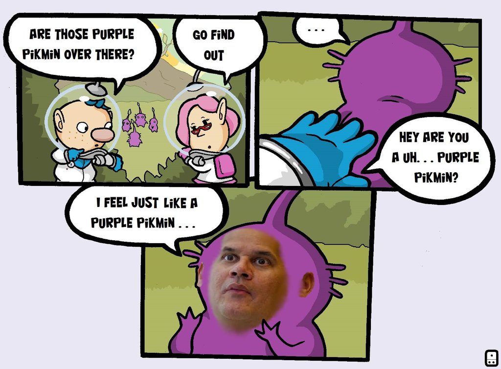 [Image - 776347] | I feel just like a purple pikmin. | Know Your Meme