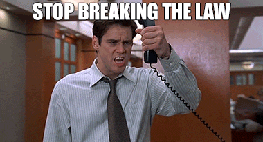 Stop Breaking The Law | Jim Carrey | Know Your Meme