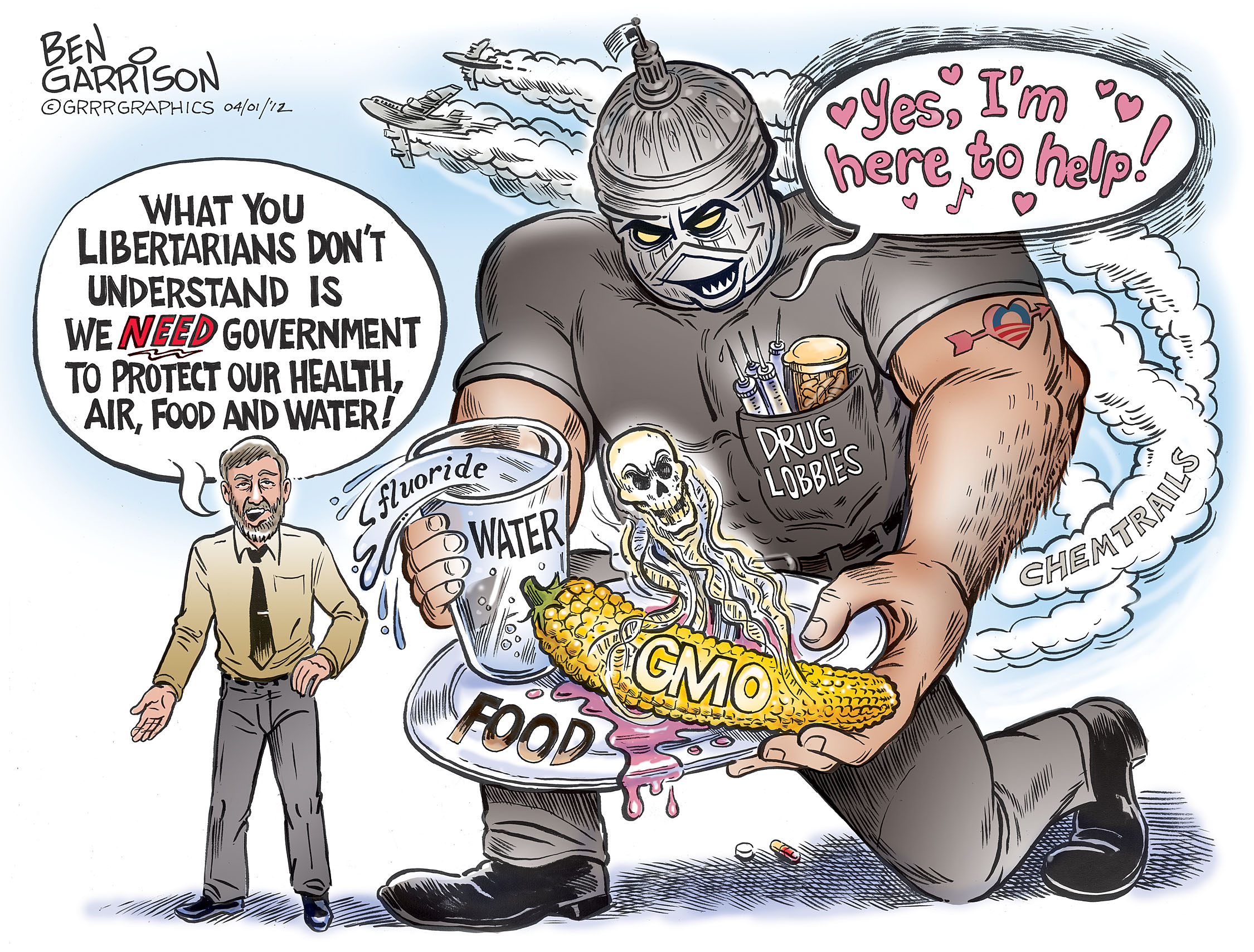 Big Government is here to help you | Ben Garrison | Know Your Meme
