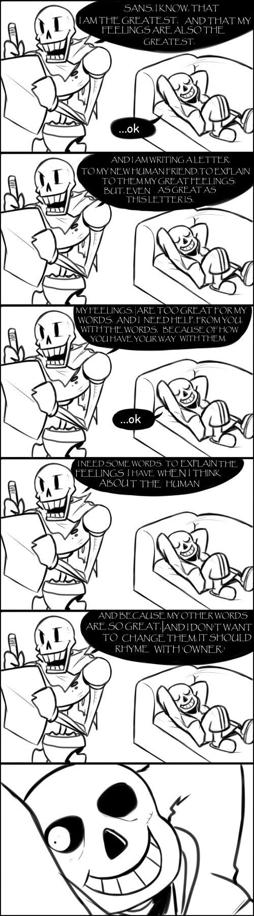 Papyrus's Feelings : r/Undertale