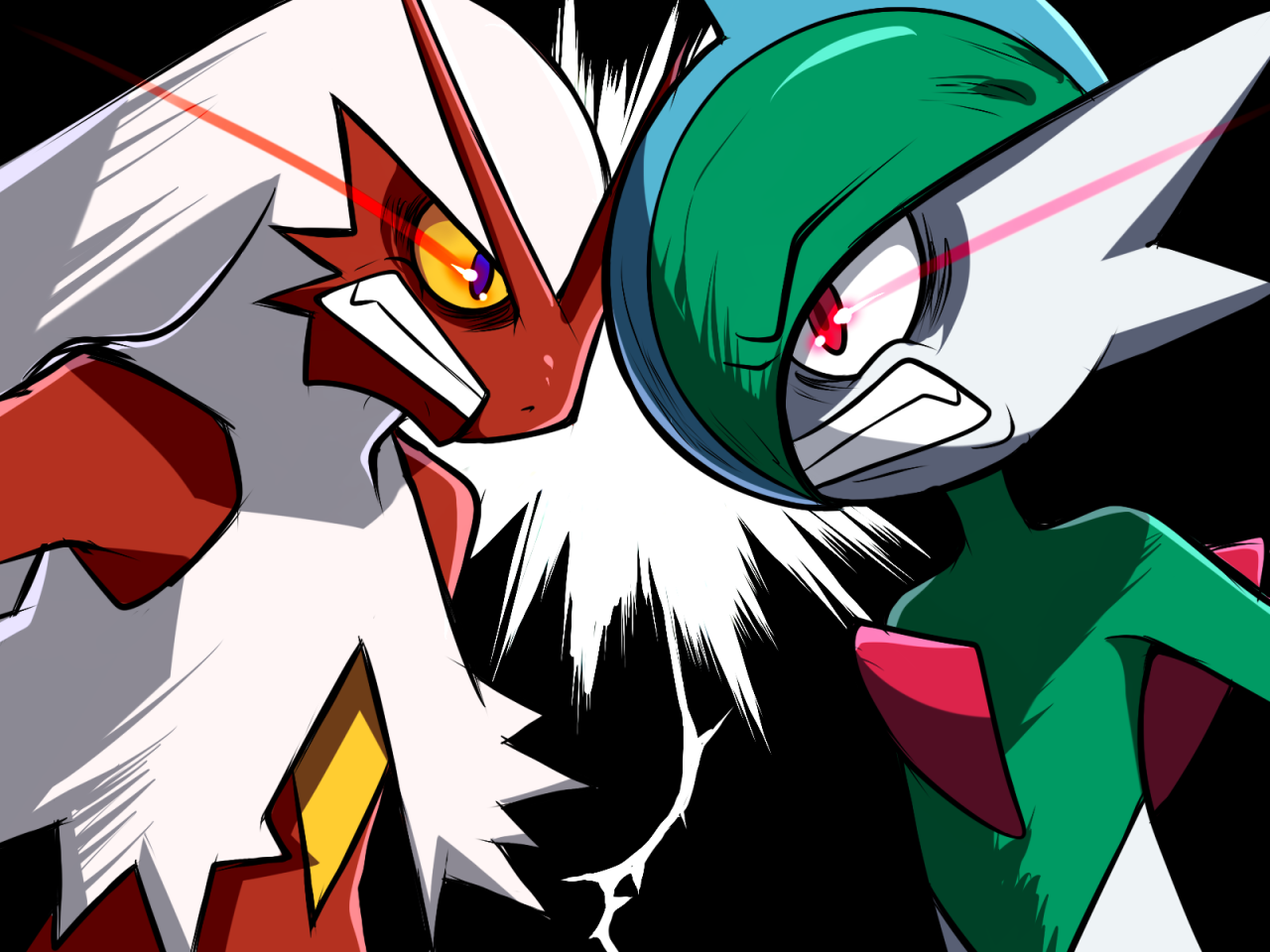 Blaziken vs Gallade | Pokémon | Know Your Meme