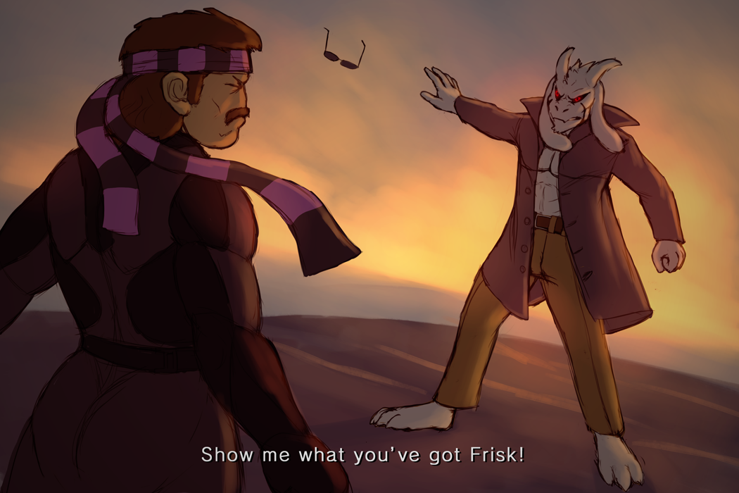 Sans has a sit down with Snake : r/Undertale