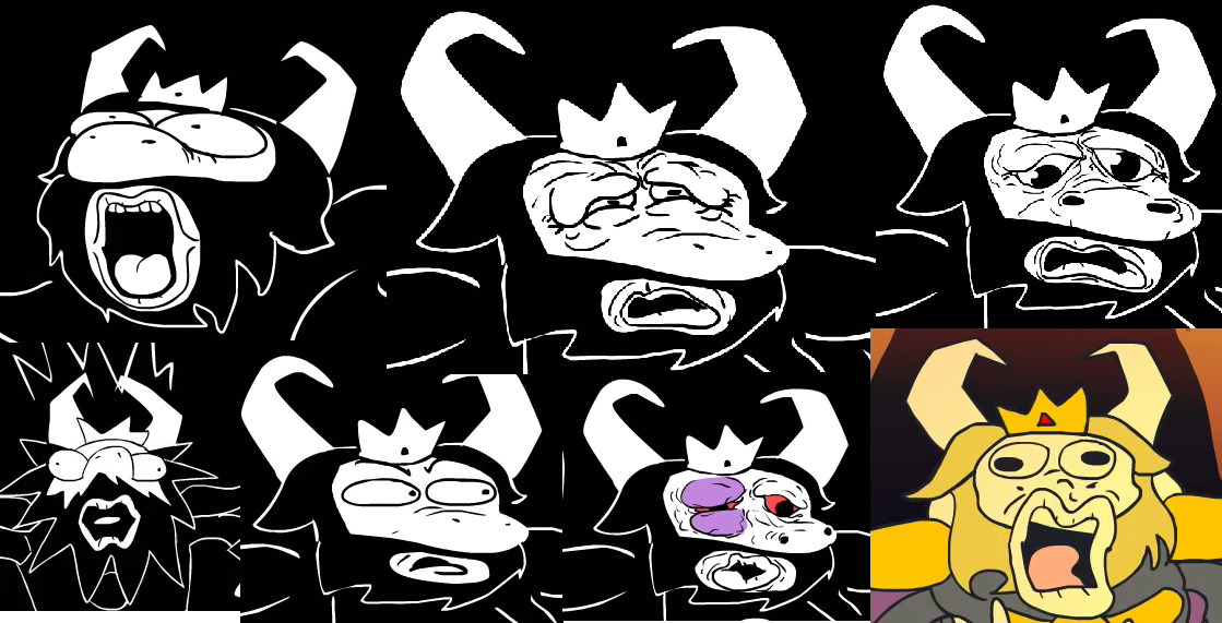 The faces of Asgore fro Underpants - True Ending | Undertale | Know ...