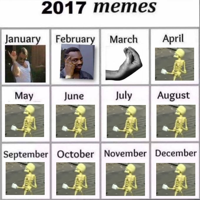 Memes Month Calendar