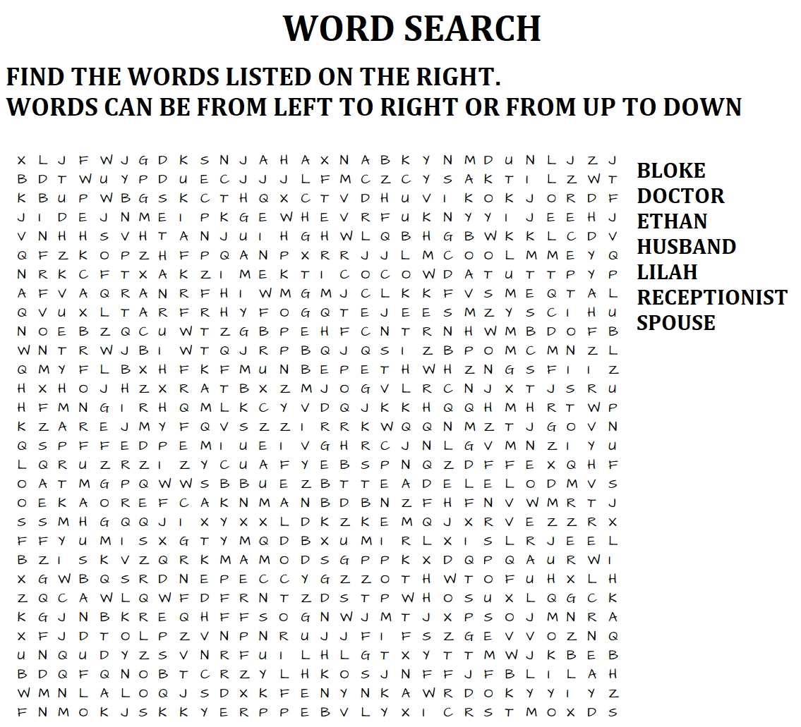 Word search. Not as hard as it looks | CADbortion / Loss Edits | Know ...