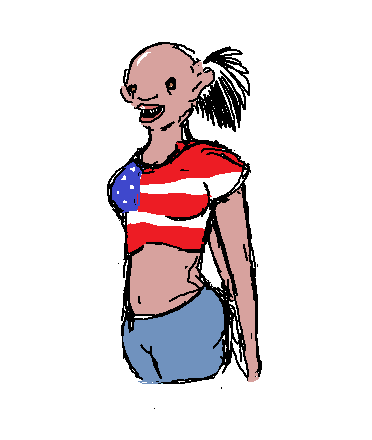 A rare female Amerimutt | Amerimutt / Le 56% Face | Know Your Meme