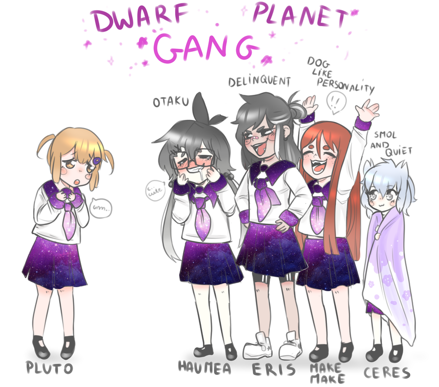 Dwarf Planet Gang! : r/SolarSysGals