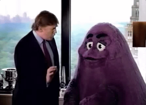 Grimace Face Gif