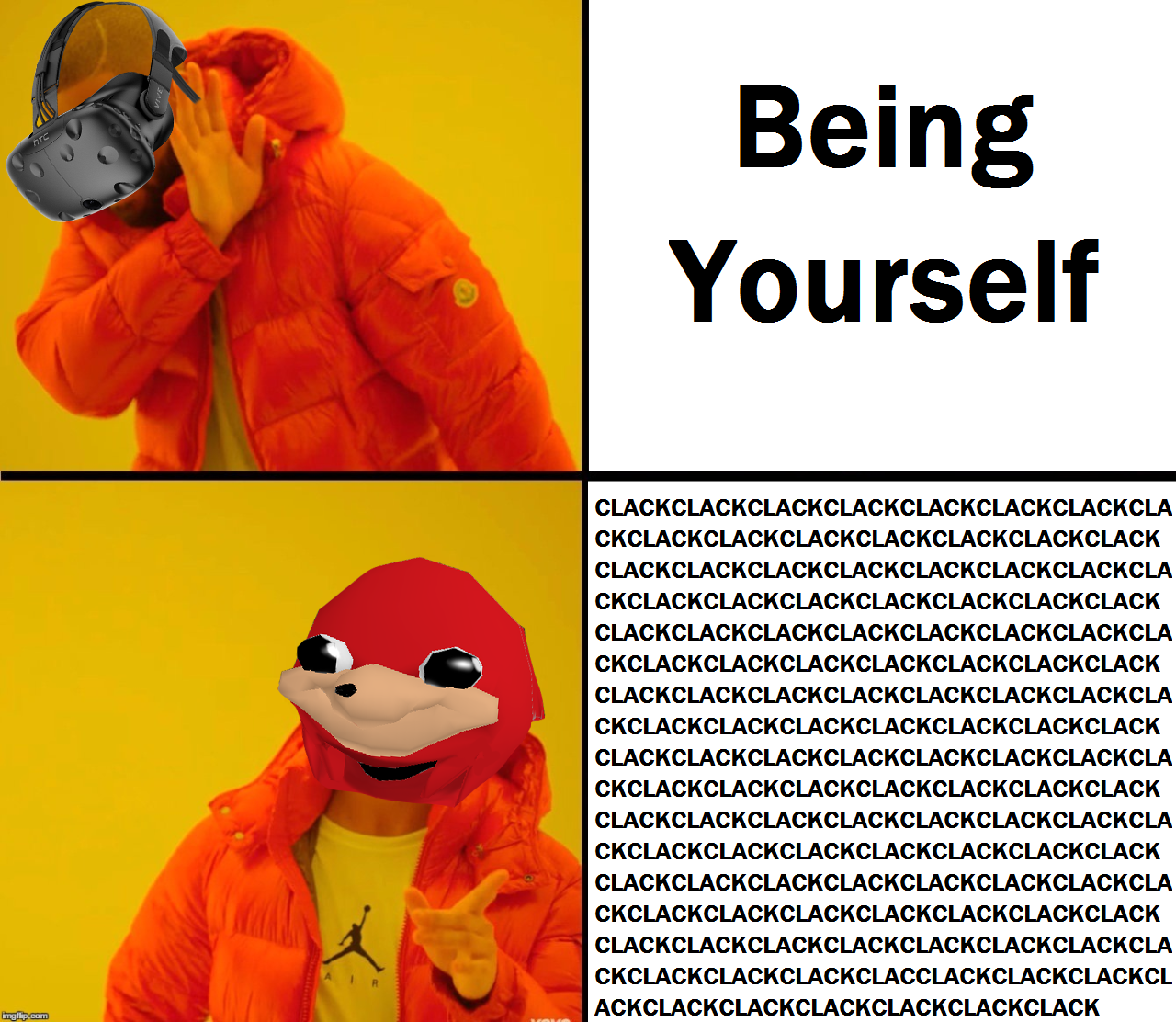 ClackClack | Ugandan Knuckles | Know Your Meme