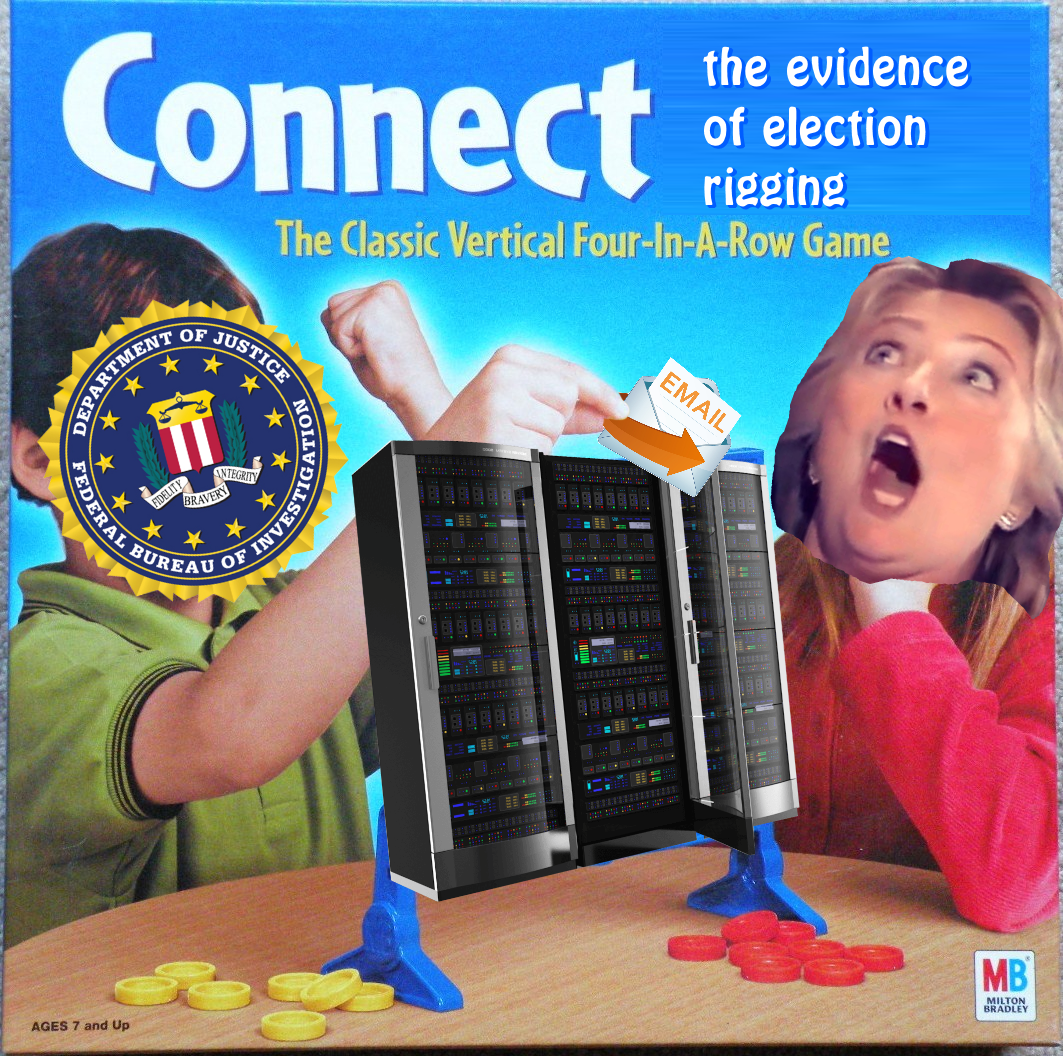 Connect the evidence of election rigging | Connect Four | Know Your Meme