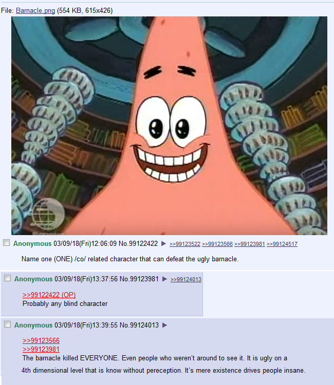 Barnacles Memes Too Ugly For This Dimension | The Ugly Barnacle | Know